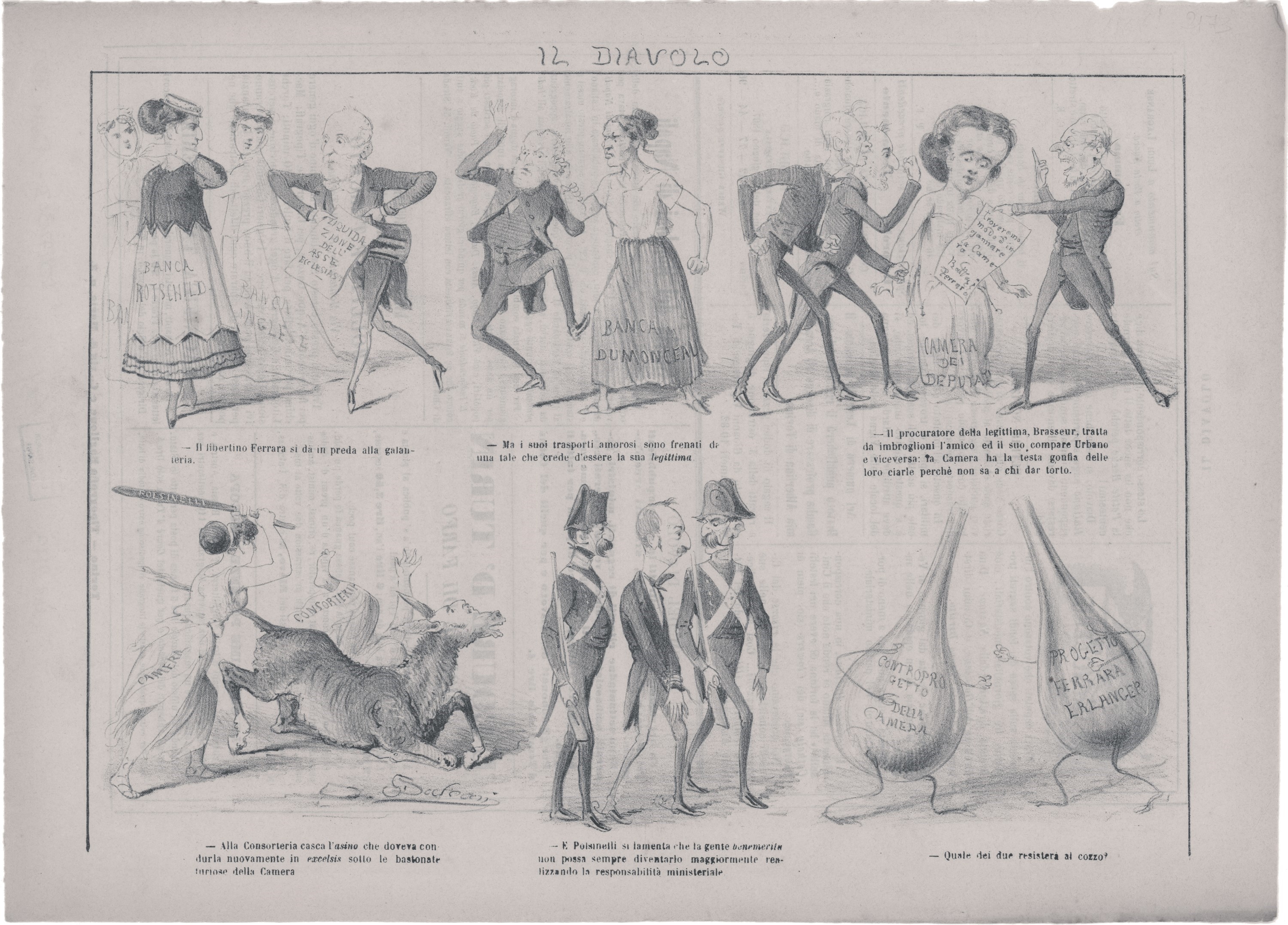 Vignette di satira politica