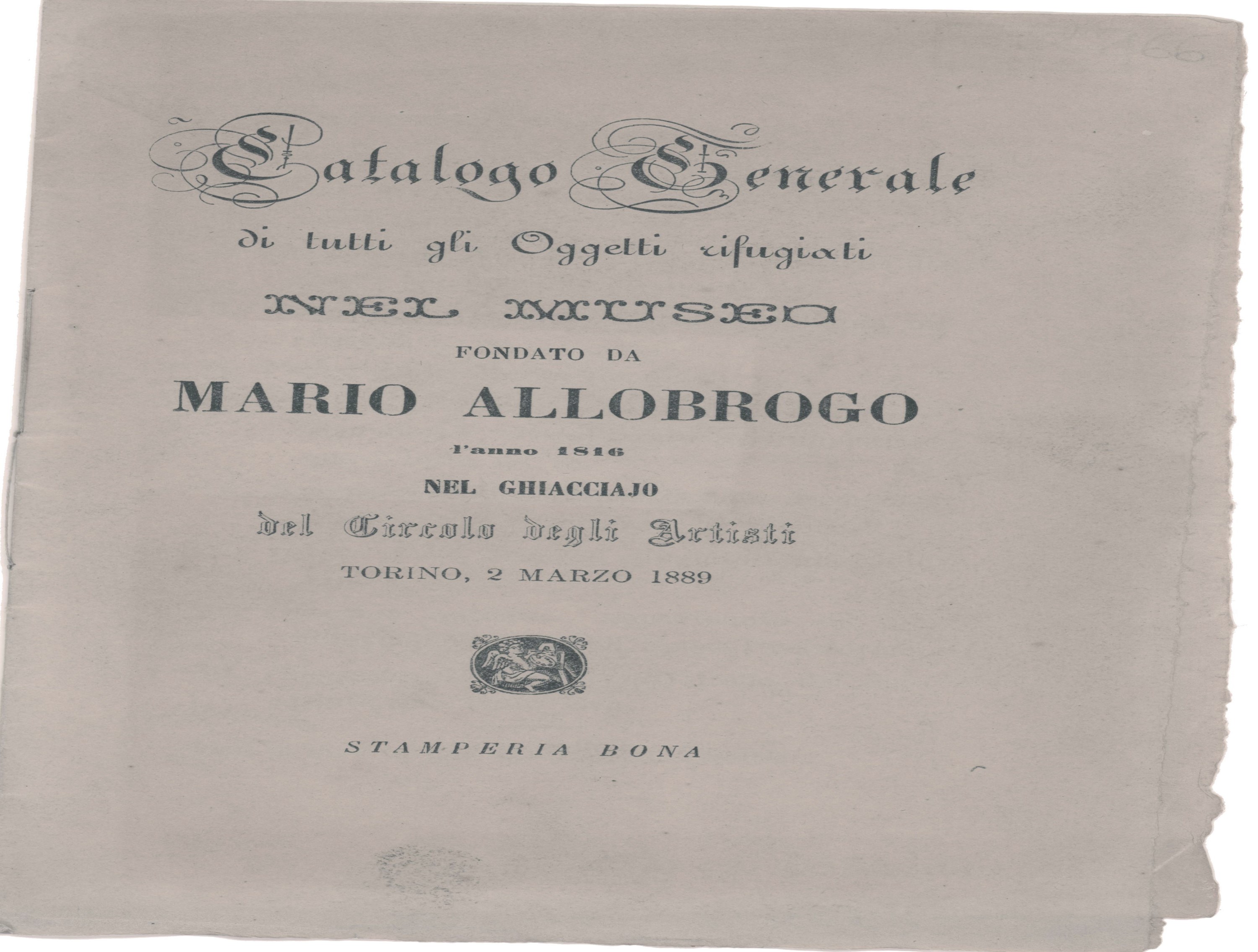 Catalogo Generale di tutti gli Oggetti rifugiati nel Museo fondato da ...