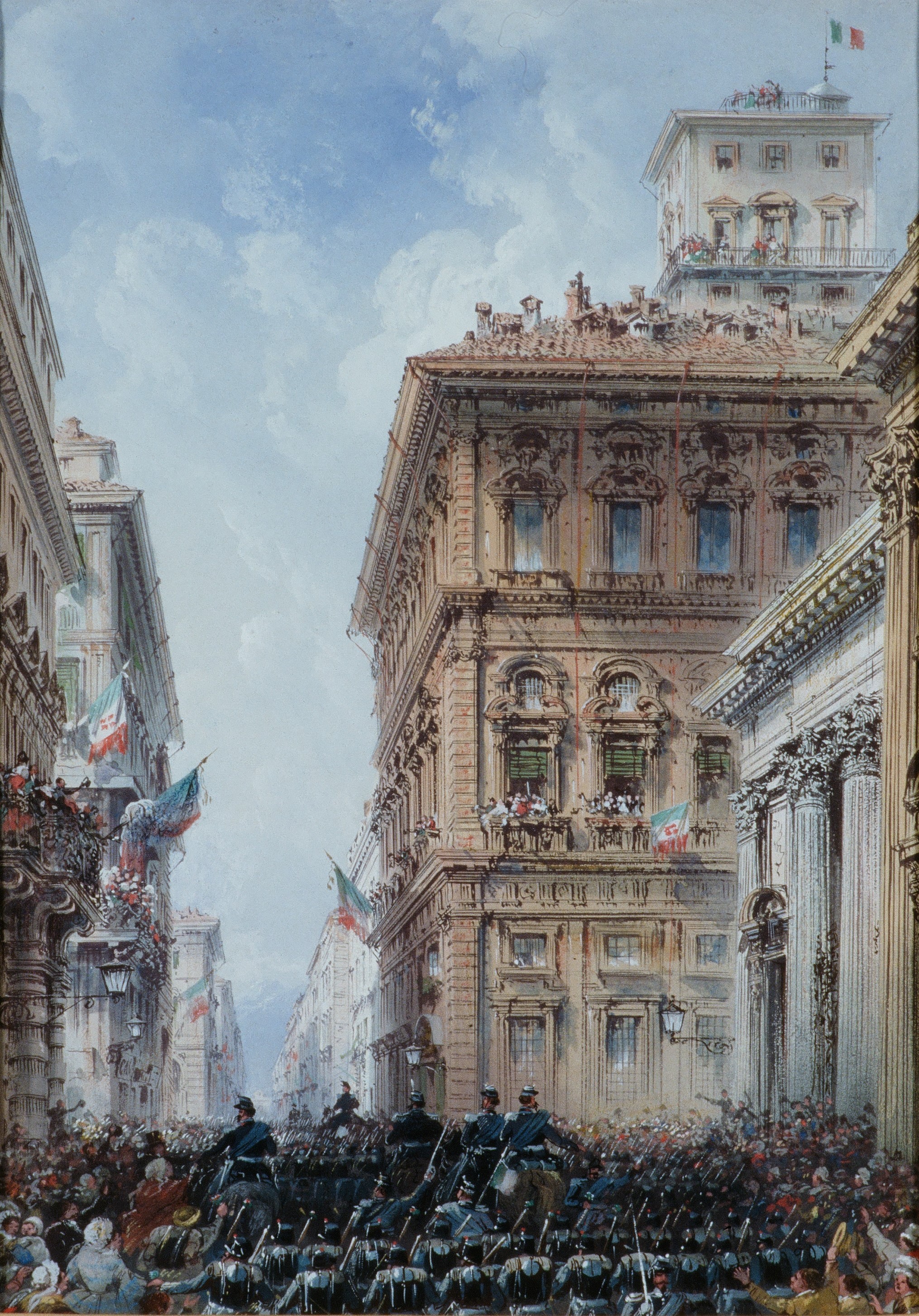 Partenza della brigata Regina (24 aprile 1859)